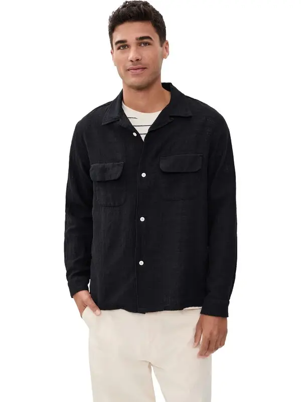 KNICKERBOCKER Penny Loom Shirt - Black Black