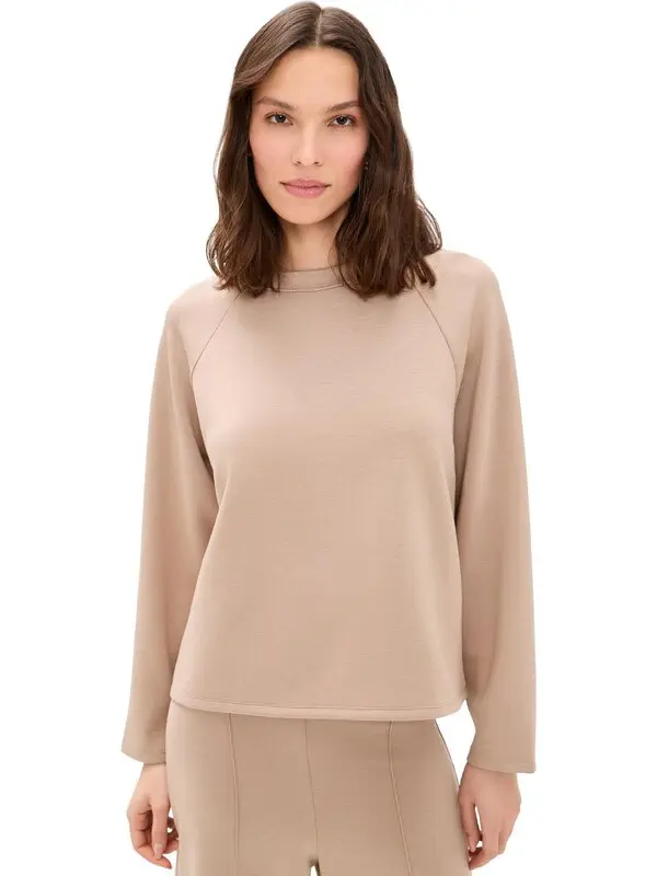 RIPLEY RADER Oversized Raglan Top - Tan