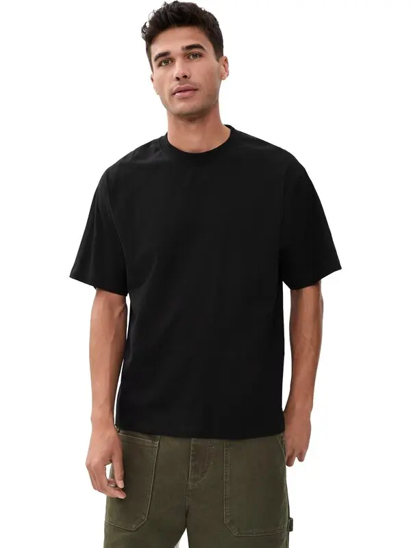 STOCKHOLM SURFBOARD CLUB Back Logo Box Tee - Black