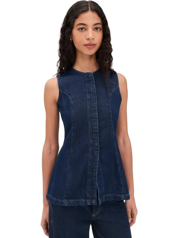 Joe's Jeans Seamed Denim Tunic - Honor
