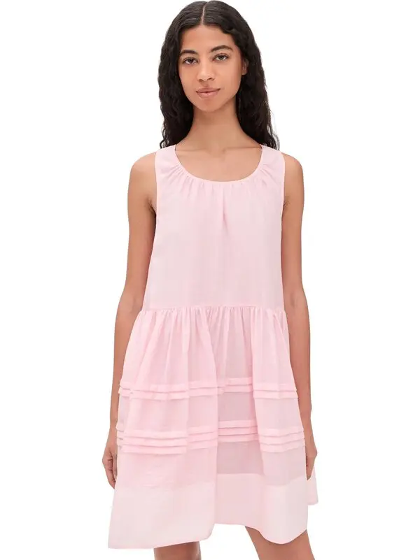 LEE MATHEWS Ondine Mini Dress - Pink