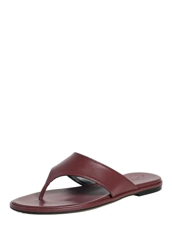 AeydĒ Amaya Nappa Leather Sandals - Port