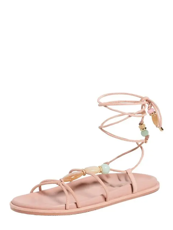 STUART WEITZMAN Majorca Wrap Sport Sandals - Blushful