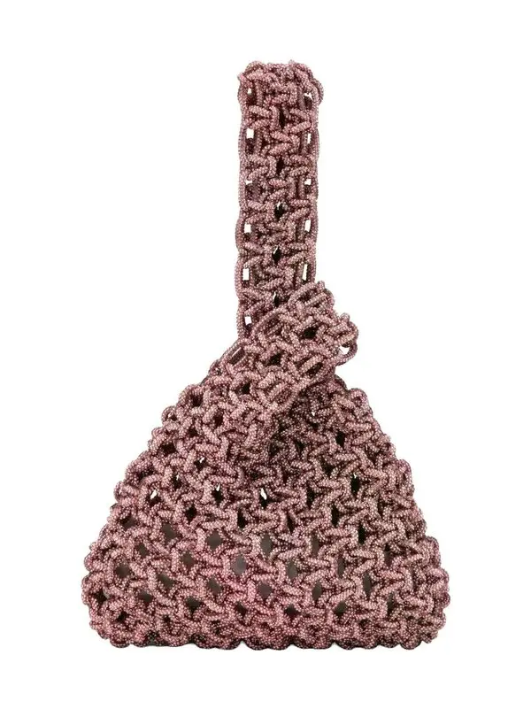 HIBOURAMA Niky Knot Clutch - Neutrals