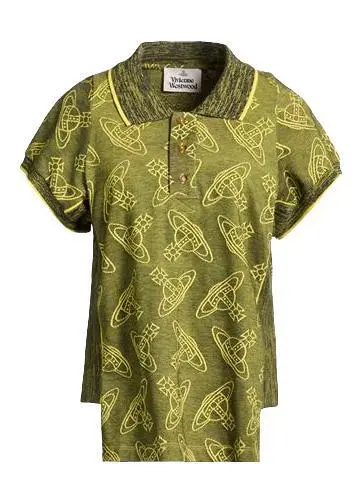 VIVIENNE WESTWOOD Cotton Piqué Polo Shirt - Green