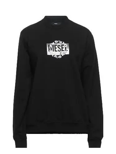 DIESEL® Cotton-elastane Fleece Sweatshirt - Black