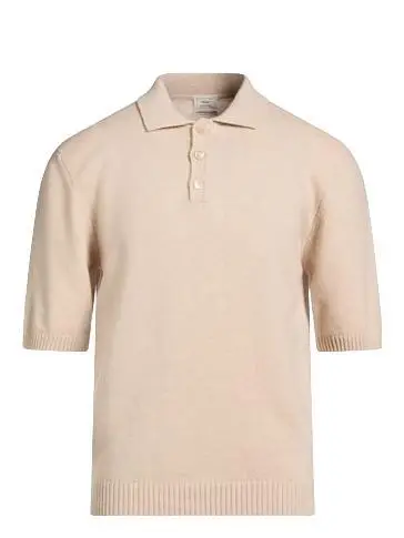 DANIELE FIESOLI Cashmere Knit Polo Shirt - Beige