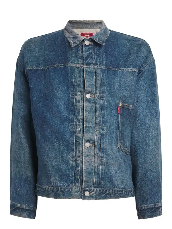 Junya Watanabe X Levi’s Distressed Denim Jacket - Purple