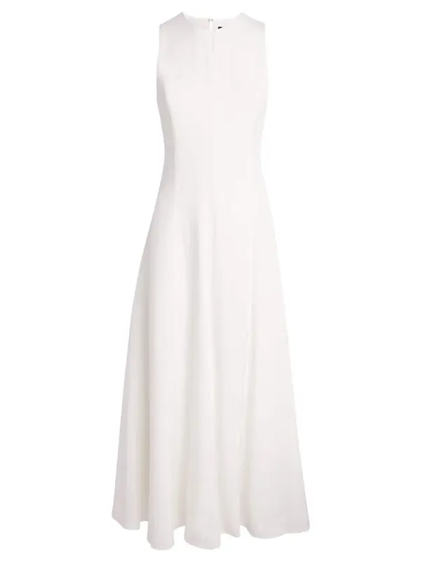 Maje Backless Midi Dress - White