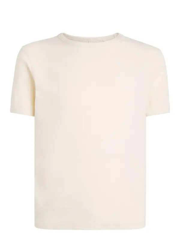 SUNFLOWER Organic Cotton Jagger Waffle T-shirt - Beige