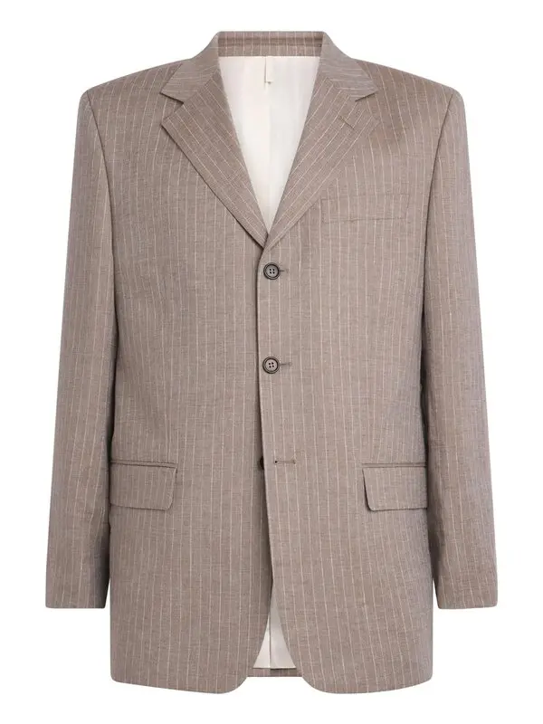 SUNFLOWER Linen-wool Show Blazer - Beige