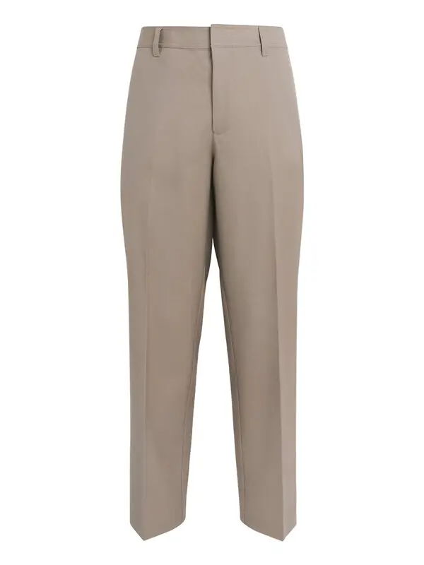Emporio Armani Twill Trousers - Grey