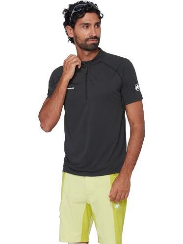 MAMMUT Ducan Fl 1/2-zip T-shirt - Black