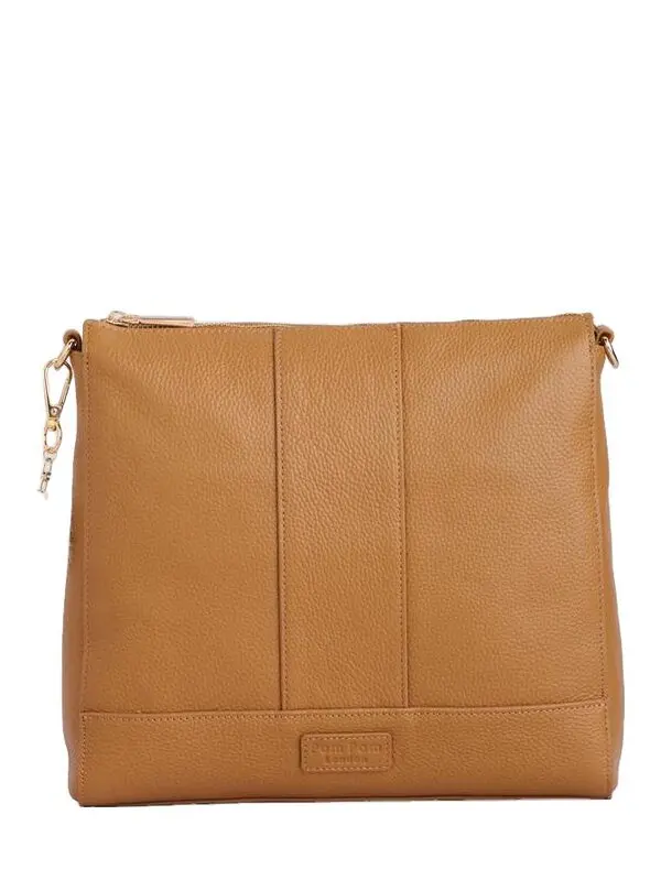 POM POM LONDON Westminster Crossbody Bag - Maple