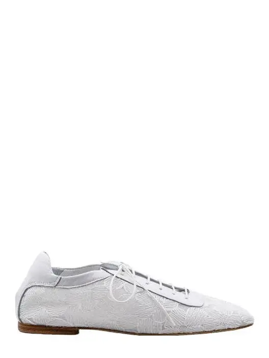 ANDREA GOMEZ Antonia Lace Up Oxford - White