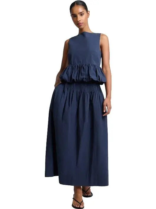Onia Boatneck Bubble Top - Noir Navy