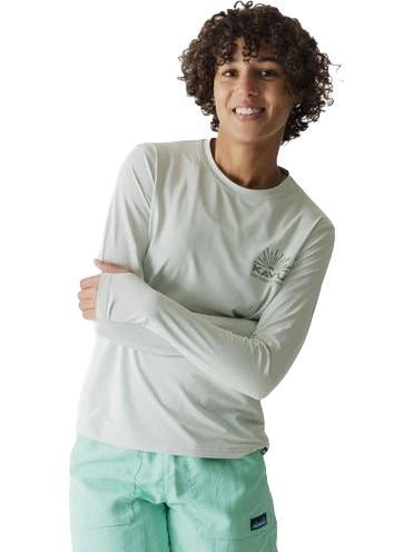 KAVU Sunlite Crewneck Top - Sky Mint