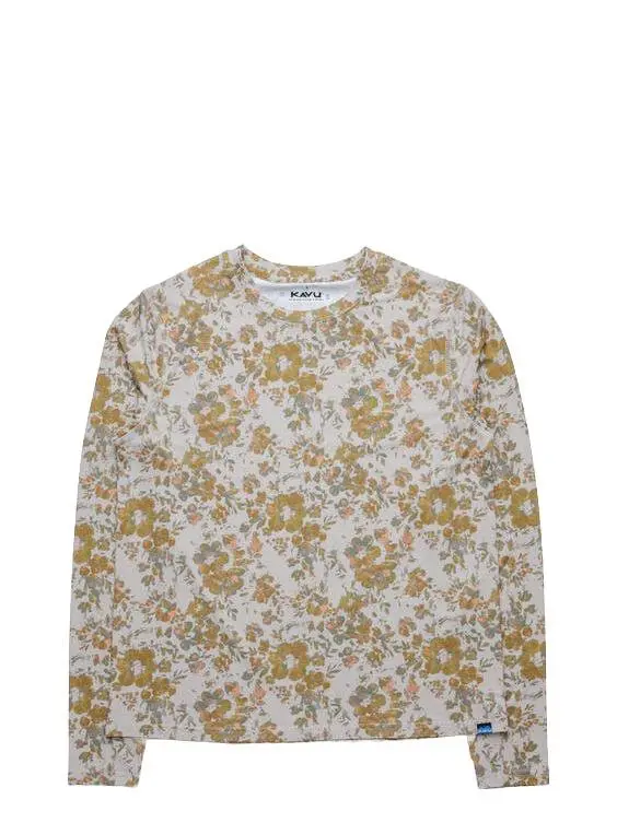 KAVU Sunlite Crewneck Top - Soft Bloom
