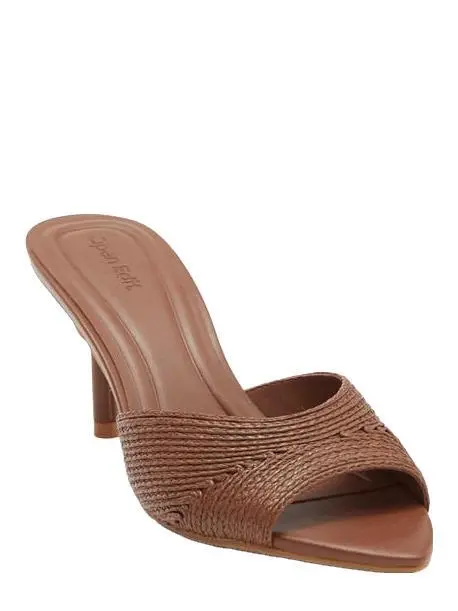 OPEN EDIT Micah Heeled Sandal - Brown Russet