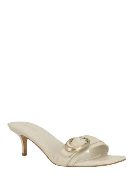 Calvin Klein Neveena Kitten Heel Sandal - Ivory
