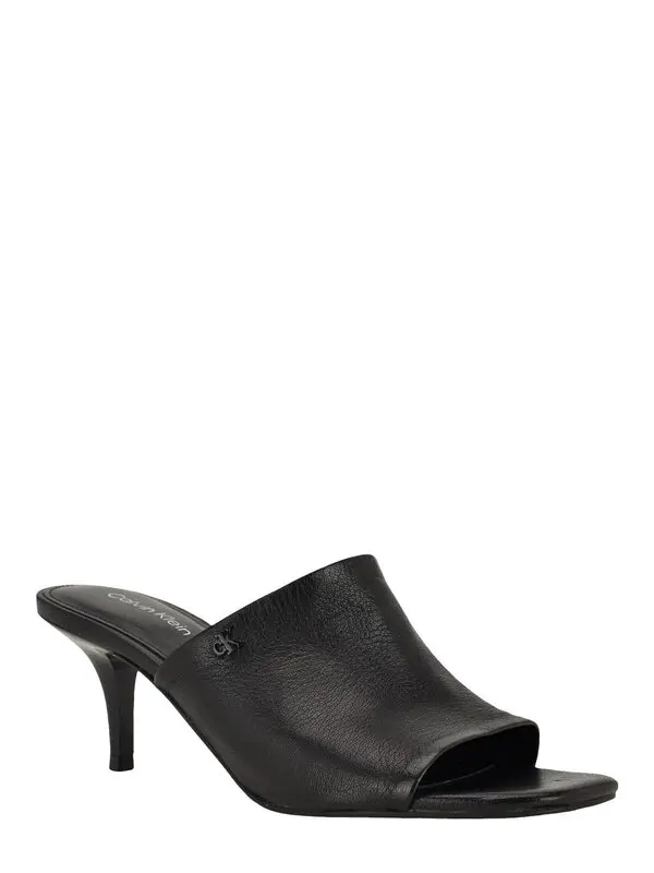 Calvin Klein Chaney Sandal - Black Leather
