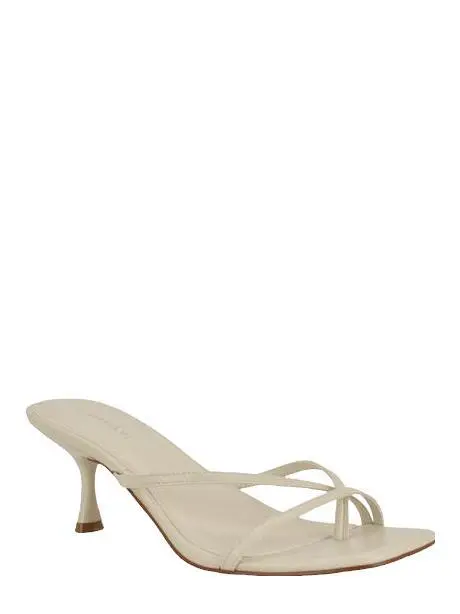 Calvin Klein Axella Toe Loop Sandal - Ivory