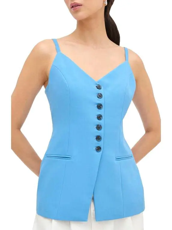 ALIGNE Manhattan Sleeveless Top - Blue