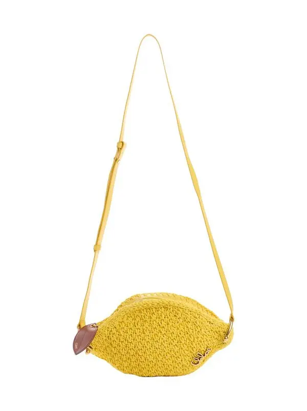 Chloé Tropicus Knit Shoulder Bag - Radiant Yellow