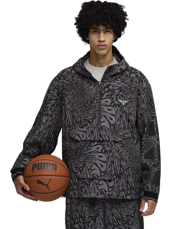 PUMA Melo World Packable Windbreaker - Black