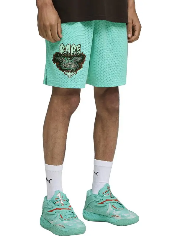 PUMA Melo World Oversized 7" Basketball Shorts - Green