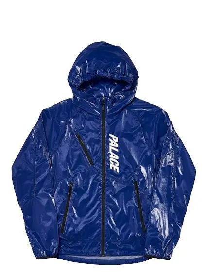 PALACE Glossy Zip-up Jacket - Blue