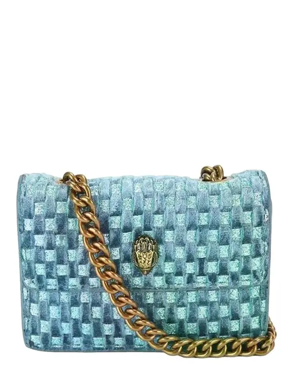 Kurt Geiger Kensington Woven Mini Crossbody Bag - Blue