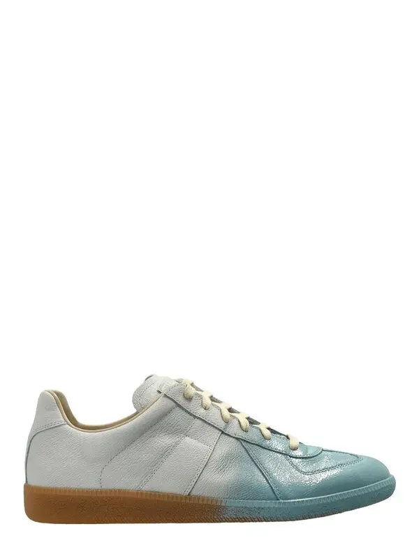 MAISON MARGIELA Leather Sneakers - Blue