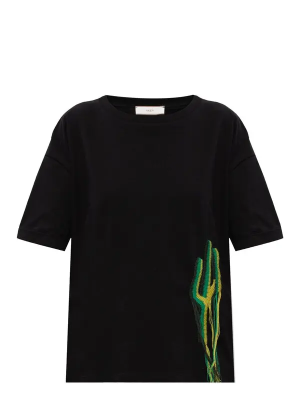 AKEP T-shirt With Patch - Black