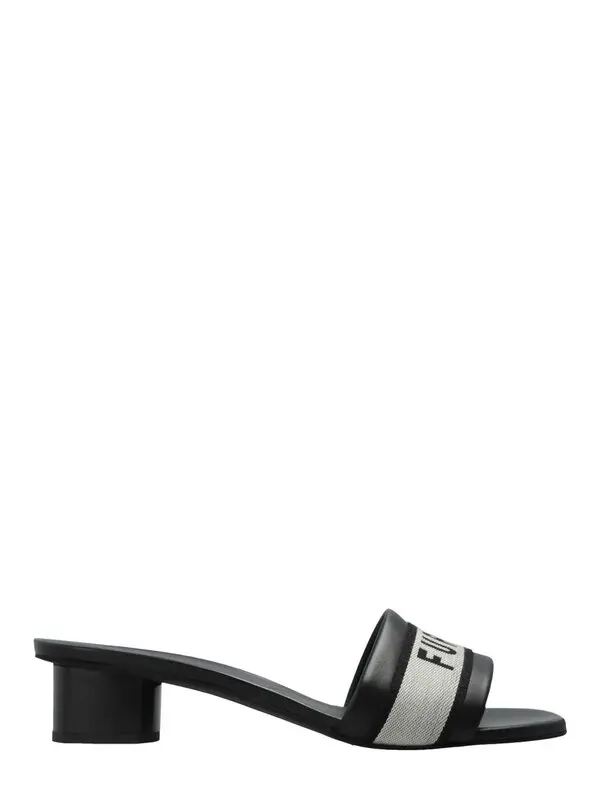 Furla Heeled Mules - Black