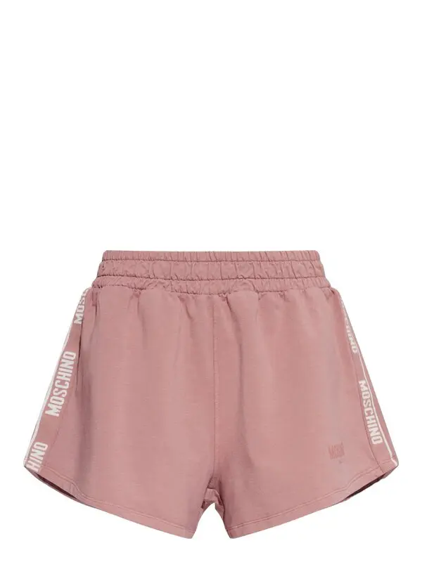 Moschino Logo Shorts - Pink