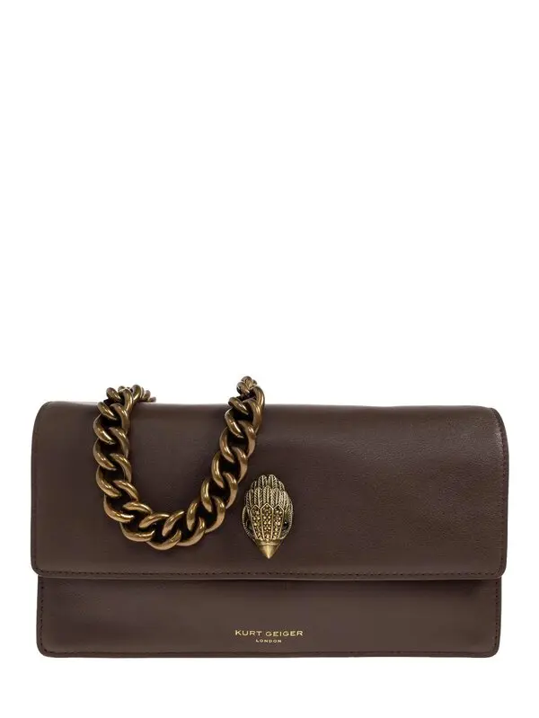 Kurt Geiger Sloane Soft Shoulder Bag - Brown