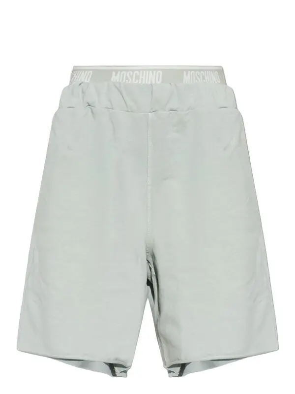 Moschino Logo Shorts - Green