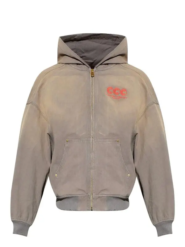 WILLY CHAVARRIA Vintage Effect Jacket - Grey