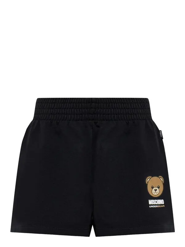 Moschino Logo Shorts - Black