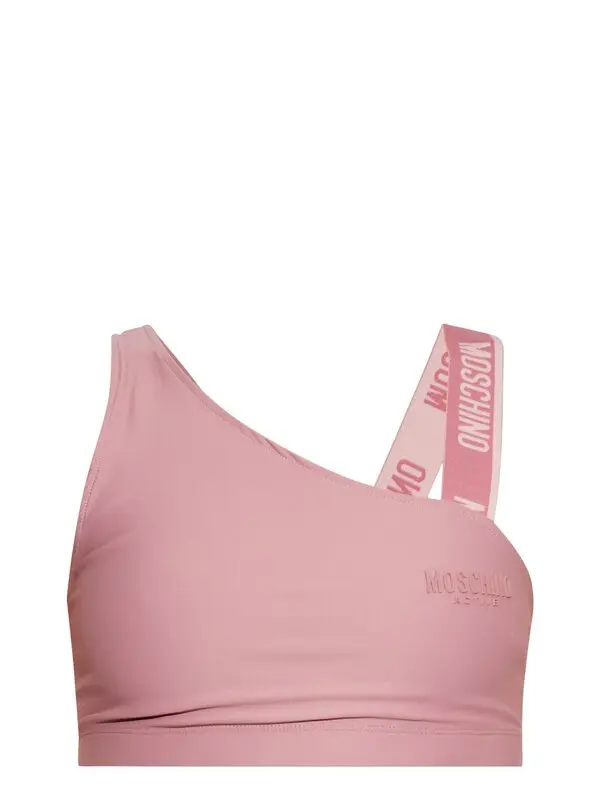 Moschino Sports Top With Logo - Pink