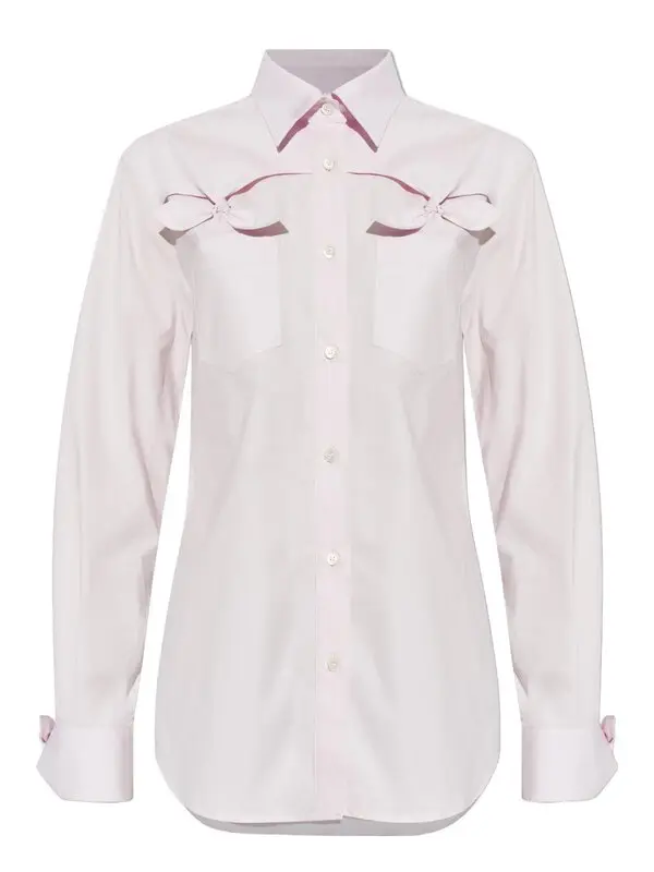 Moschino Shirt With Bow Detail - Pink