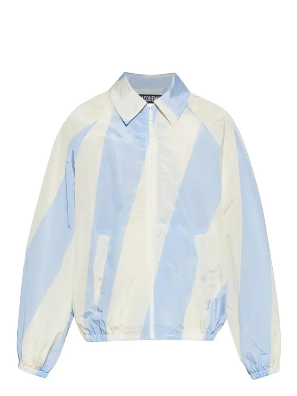 Jacquemus Collared Lightweight Jacket - Light Blue