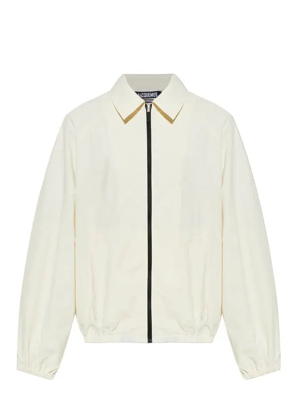 Jacquemus Lightweight Jacket With Classic Collar - Cream
