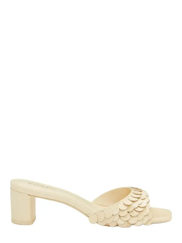 REFORMATION Imogen Heeled Sandal - Yellow