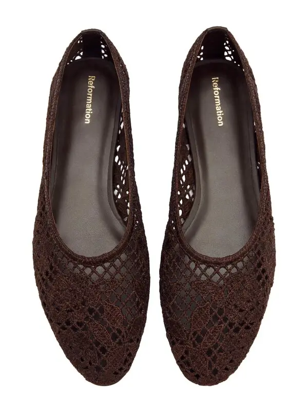 REFORMATION Pillar Flat - Brown