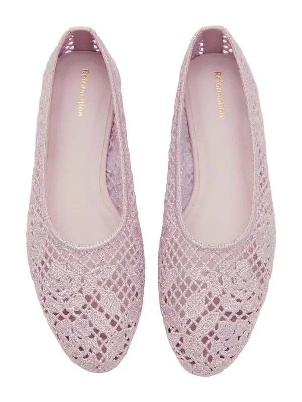 REFORMATION Pillar Flat - Pink