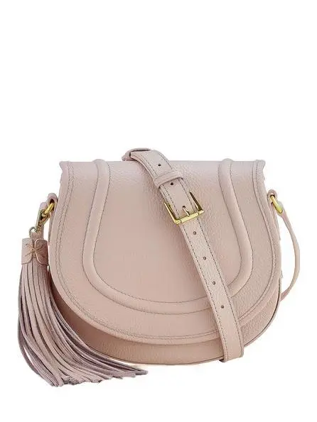 Gigi New York Jenni Saddle Bag - Natural