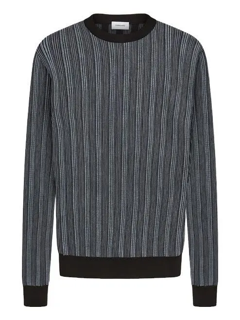 FERRAGAMO Crew Neck Striped Sweater - Stripe