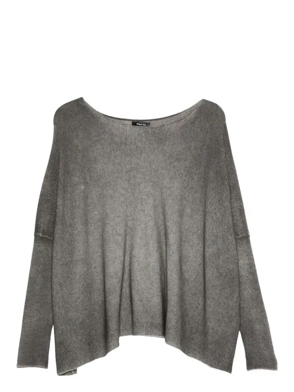 Avant Toi Cashmere Oversized Sweater - Grey